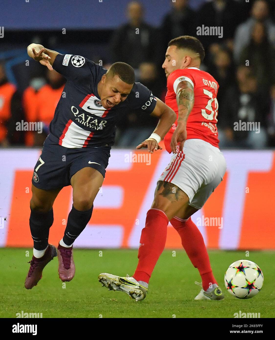 Kylian Mbappe of Paris Saint Germain (PSG) during the UEFA Champions ...