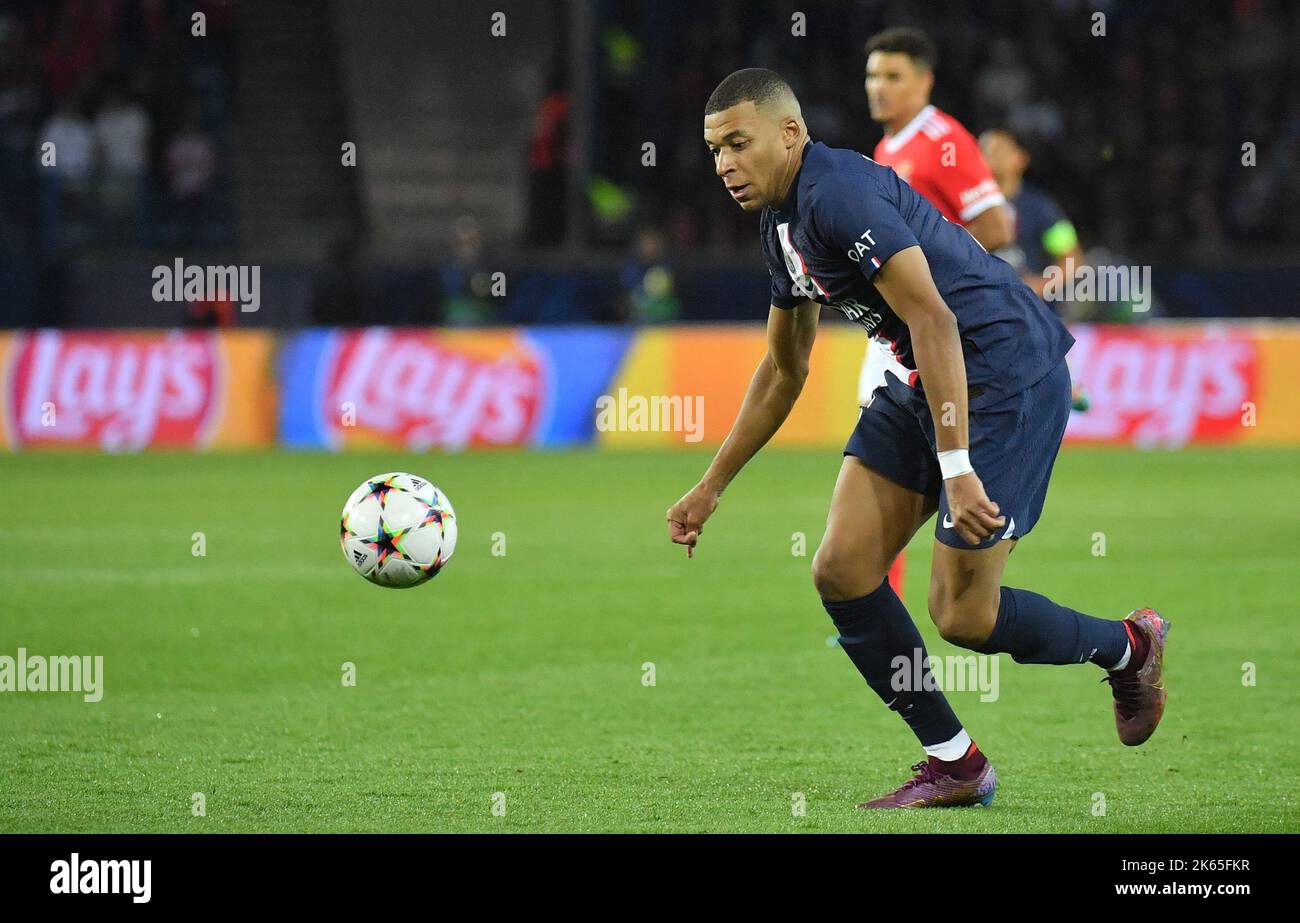 kylian Mbappe of Paris Saint Germain (PSG) during the UEFA Champions League match between Paris ...