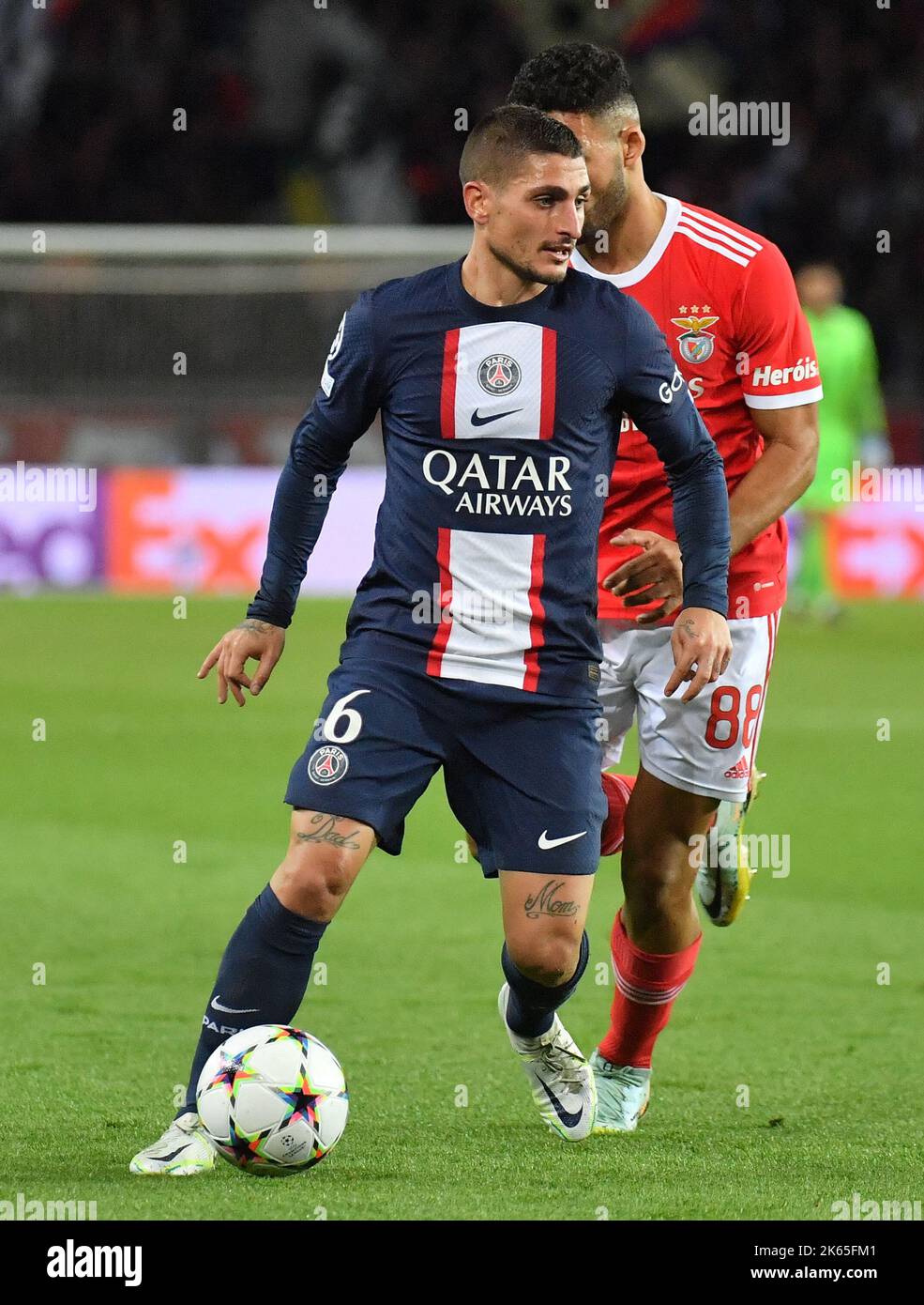 Marco Verratti of Paris Saint Germain (PSG) during the UEFA Champions ...