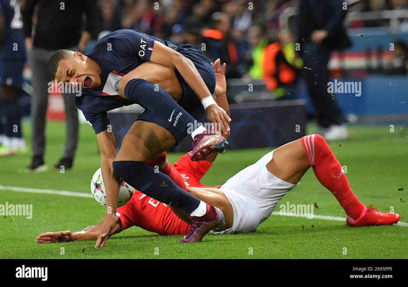 Kylian Mbappe of Paris Saint Germain (PSG) during the UEFA Champions League match between Paris ...