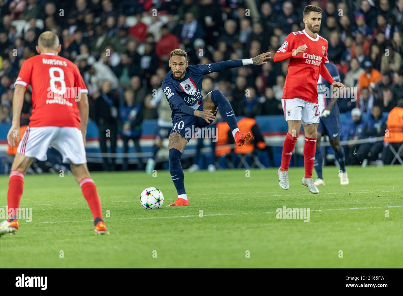 (C) Denis TRASFI / MAXPPP - à Boulogne-Billancourt au Parc des Princes ...