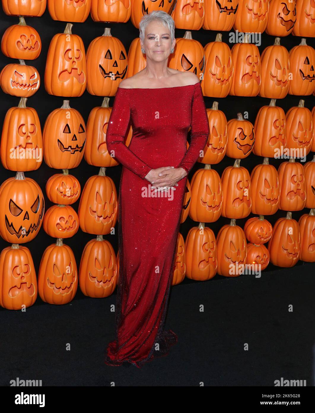 Jamie Lee Curtis arrives at The World Premiere of HALLOWEEN ENDS held ...