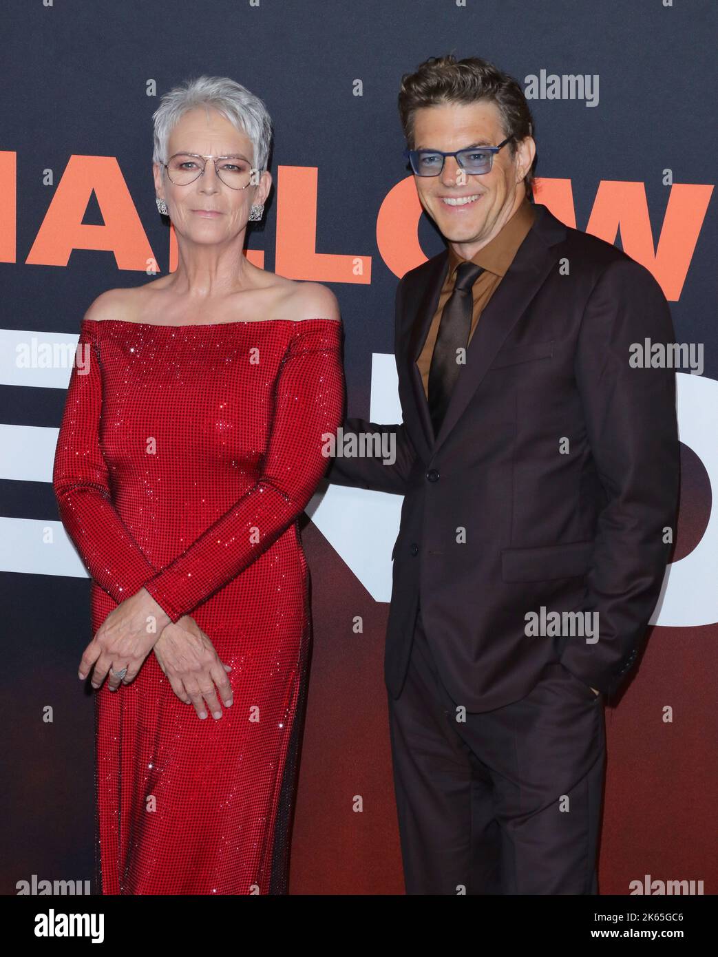 Jamie Lee Curtis, Jason Blum arrives at The World Premiere of HALLOWEEN ...