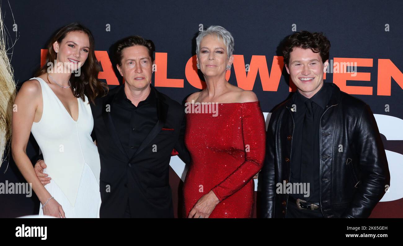 Hollywood, USA. 11th Oct, 2022. Andi Matichak, David Gordon Green ...
