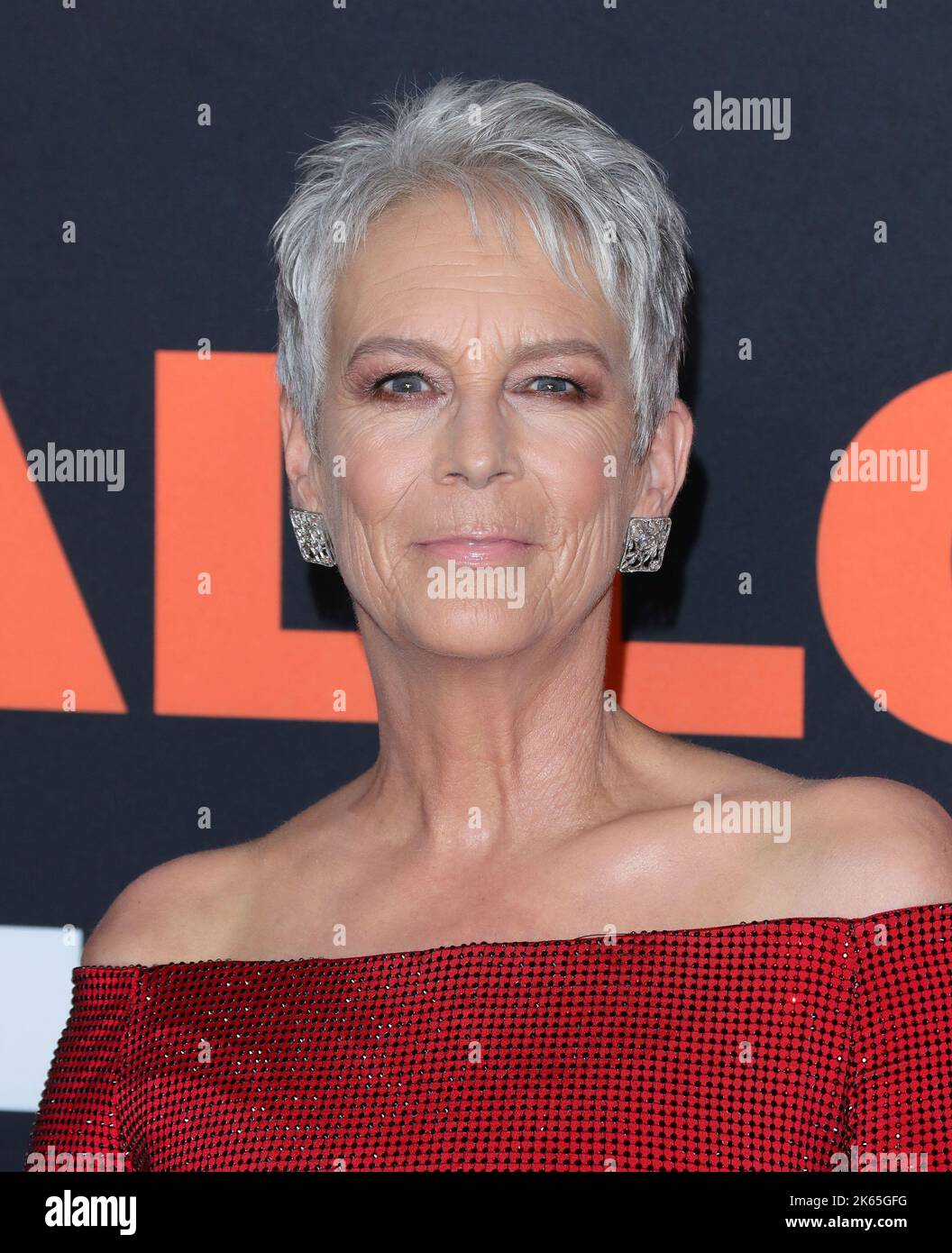 Jamie Lee Curtis arrives at The World Premiere of HALLOWEEN ENDS held ...