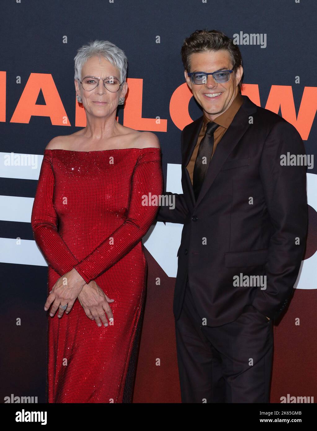 Jamie Lee Curtis, Jason Blum arrives at The World Premiere of HALLOWEEN ...
