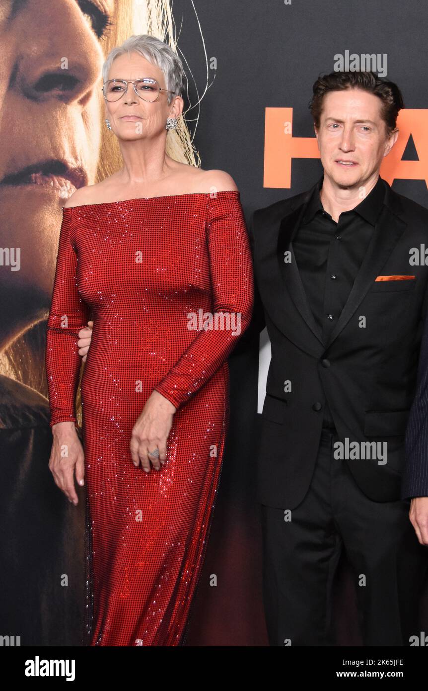2022 usa director david gordon green jamie lee curtis hi-res stock ...