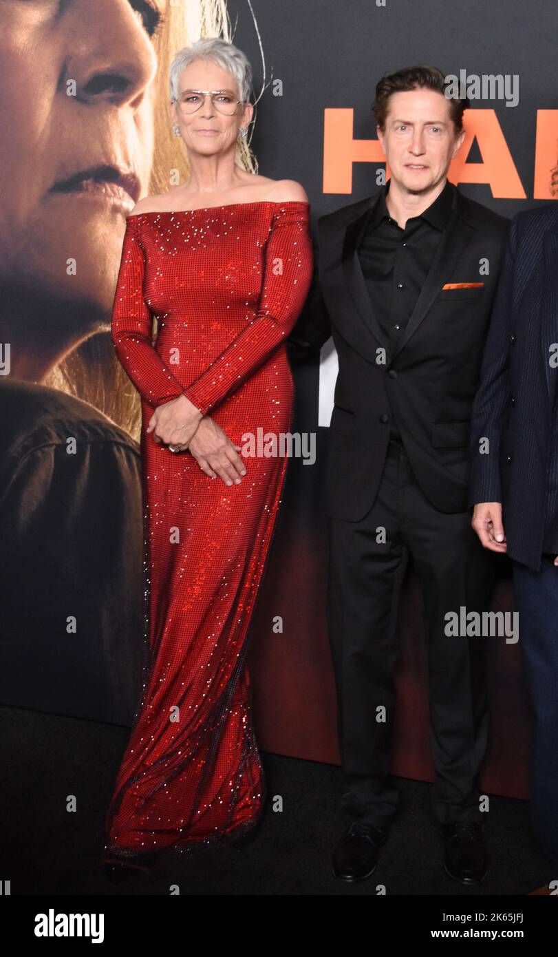 2022 usa director david gordon green jamie lee curtis hi-res stock ...