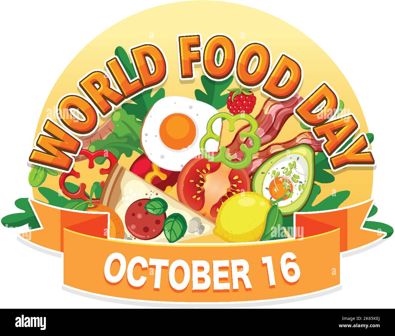 World food day text design illustration Stock Vector Image & Art - Alamy