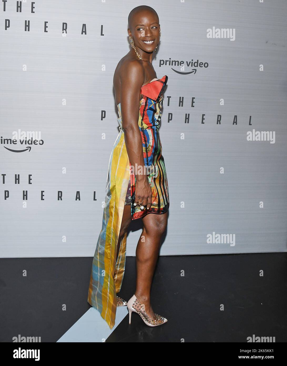 T'Nia Miller arrives at the Prime Video's THE PERIPHERAL Premiere held ...