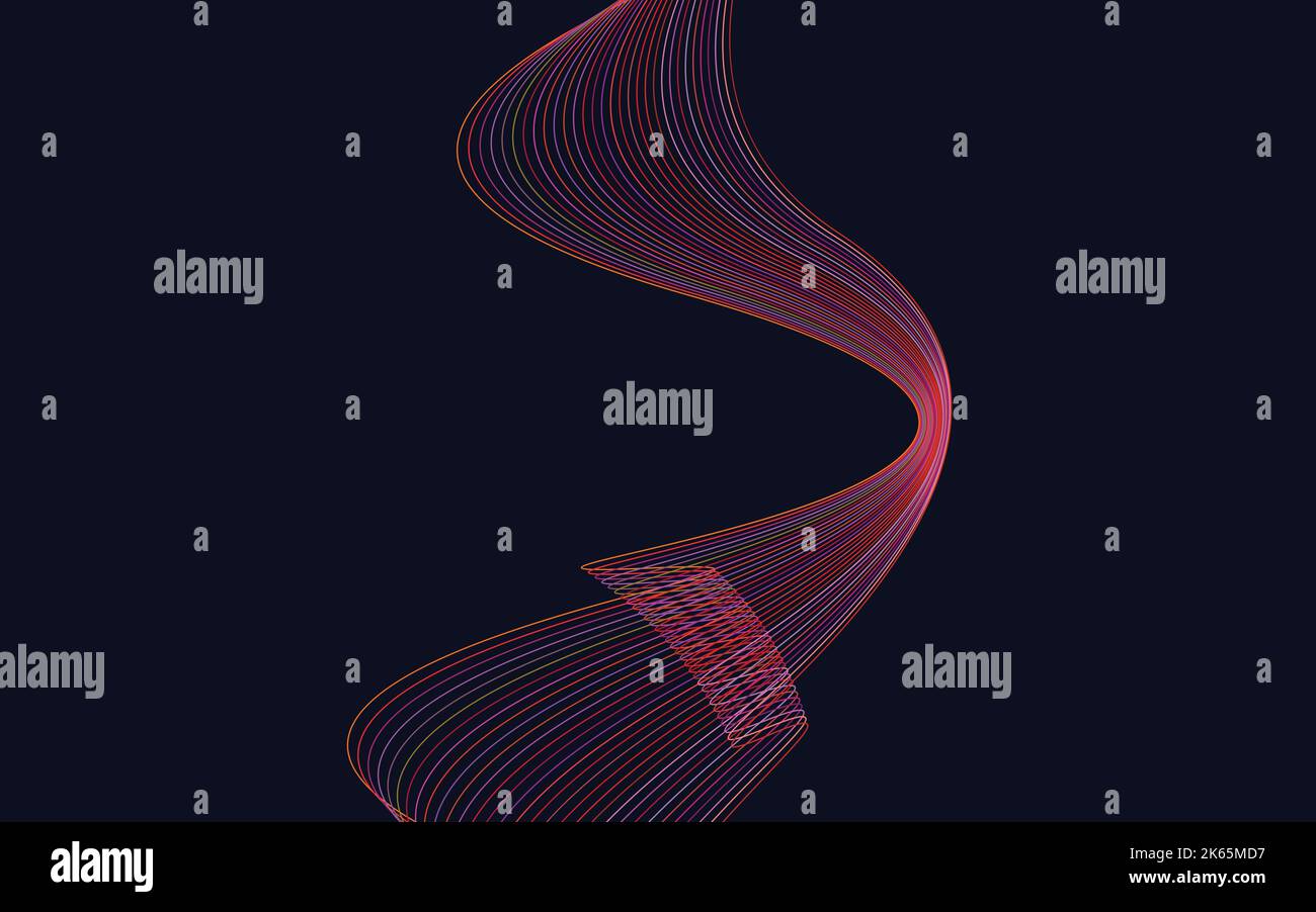 Red wavy lines hi-res stock photography and images - Alamy