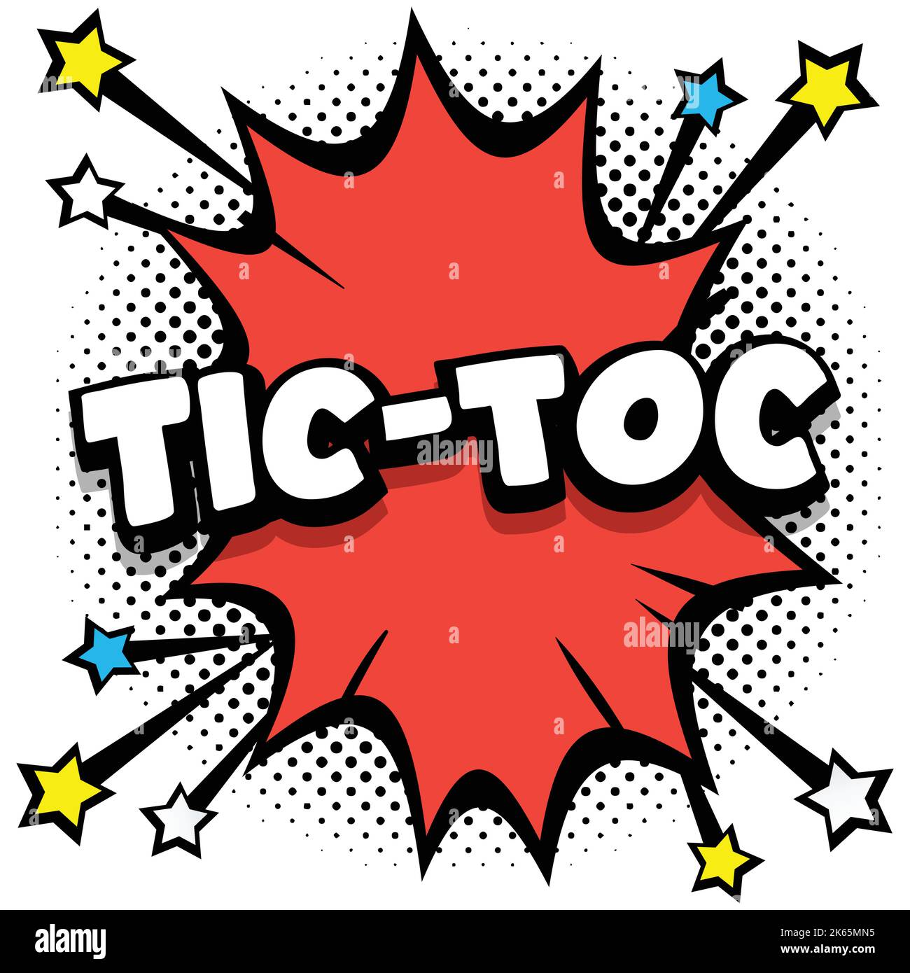 Tic toc vector vectors Stock Vector Images - Alamy