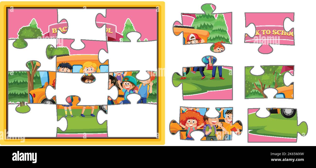 Clipart illustration school photo hi-res stock photography and images ...