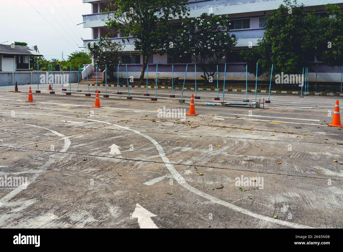 Driving test and training area with simulate test for driving license ...