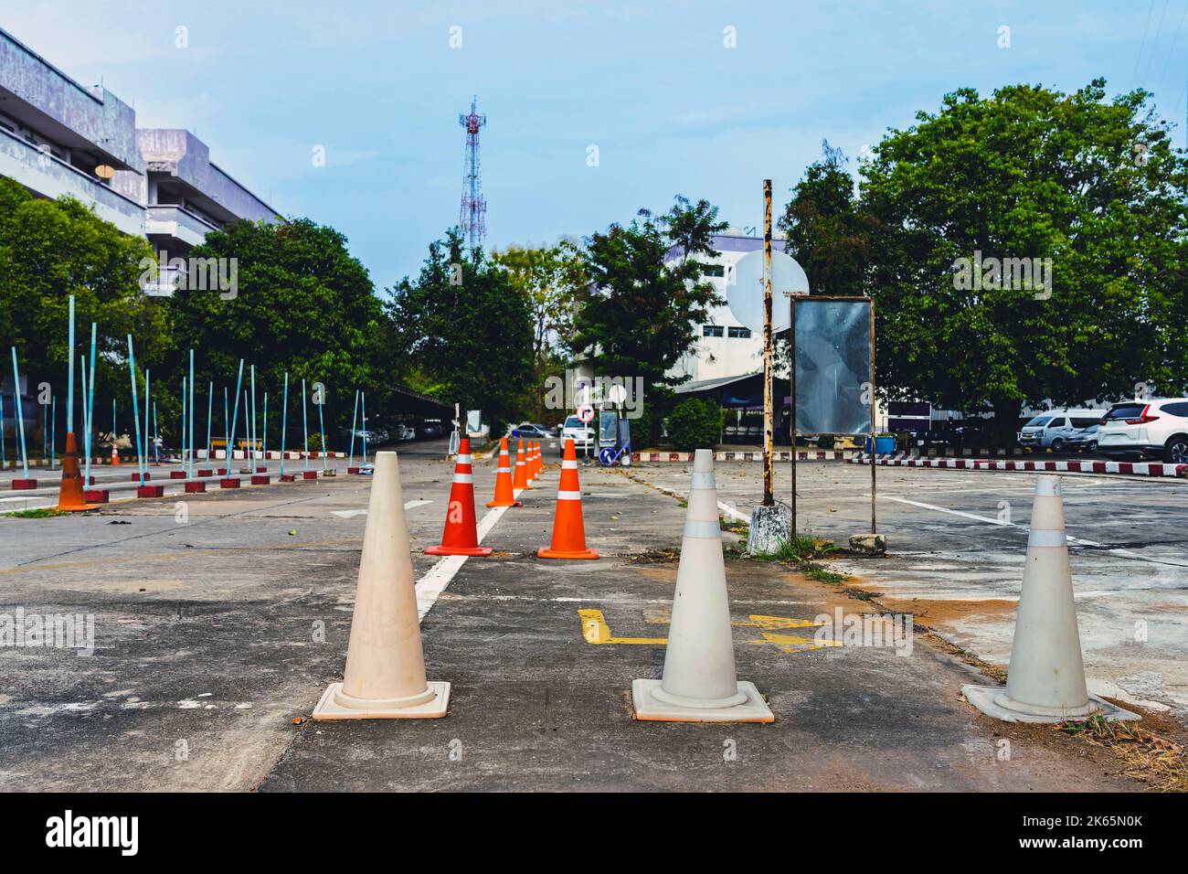 Driving test and training area with simulate test for driving license ...
