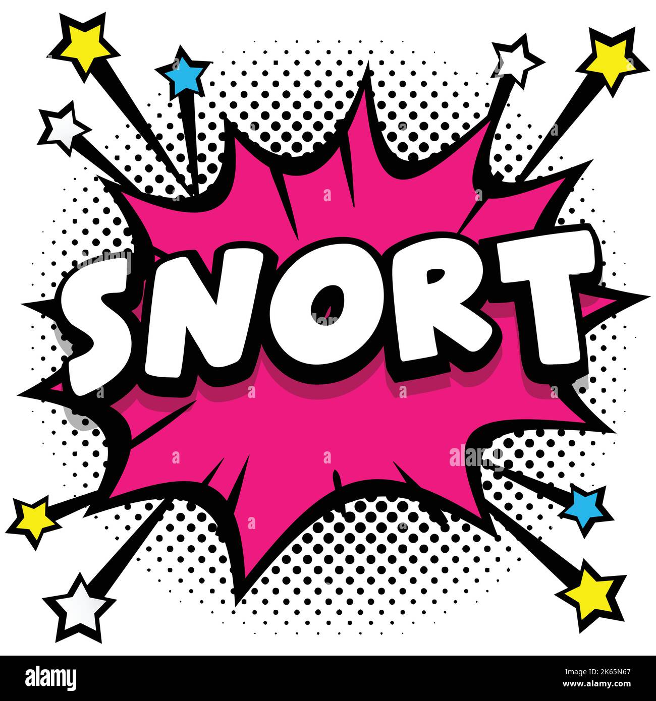 Snort vector vectors hi-res stock photography and images - Alamy