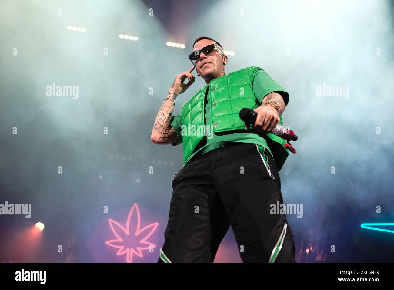 October 9, 2022, Turin, Turin, Italy: The Italian rapper Gionata Boschetti known as Sfera ...