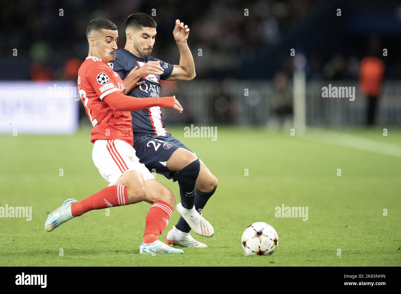 Carlos Soler of Paris Saint-Germain in action during the Champions ...