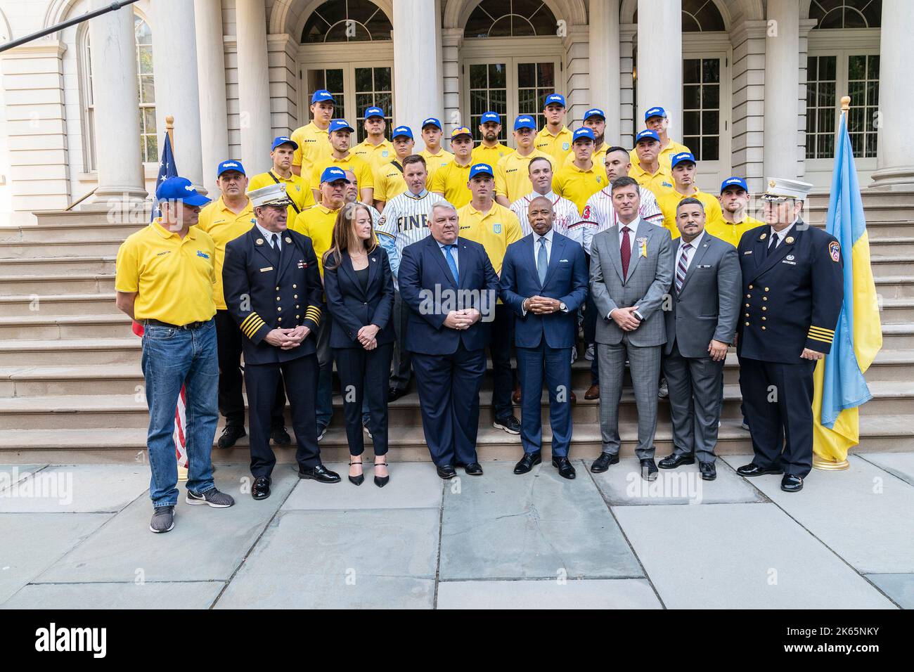 New York, New York, USA. 12th Oct, 2022. The Ukrainian national ...