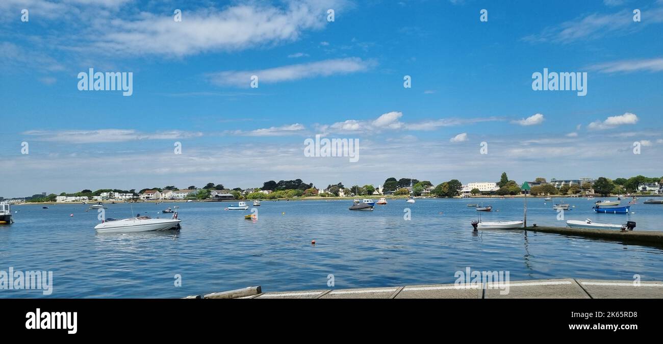 A speed boat sailing on the ocean Stock Photo - Alamy