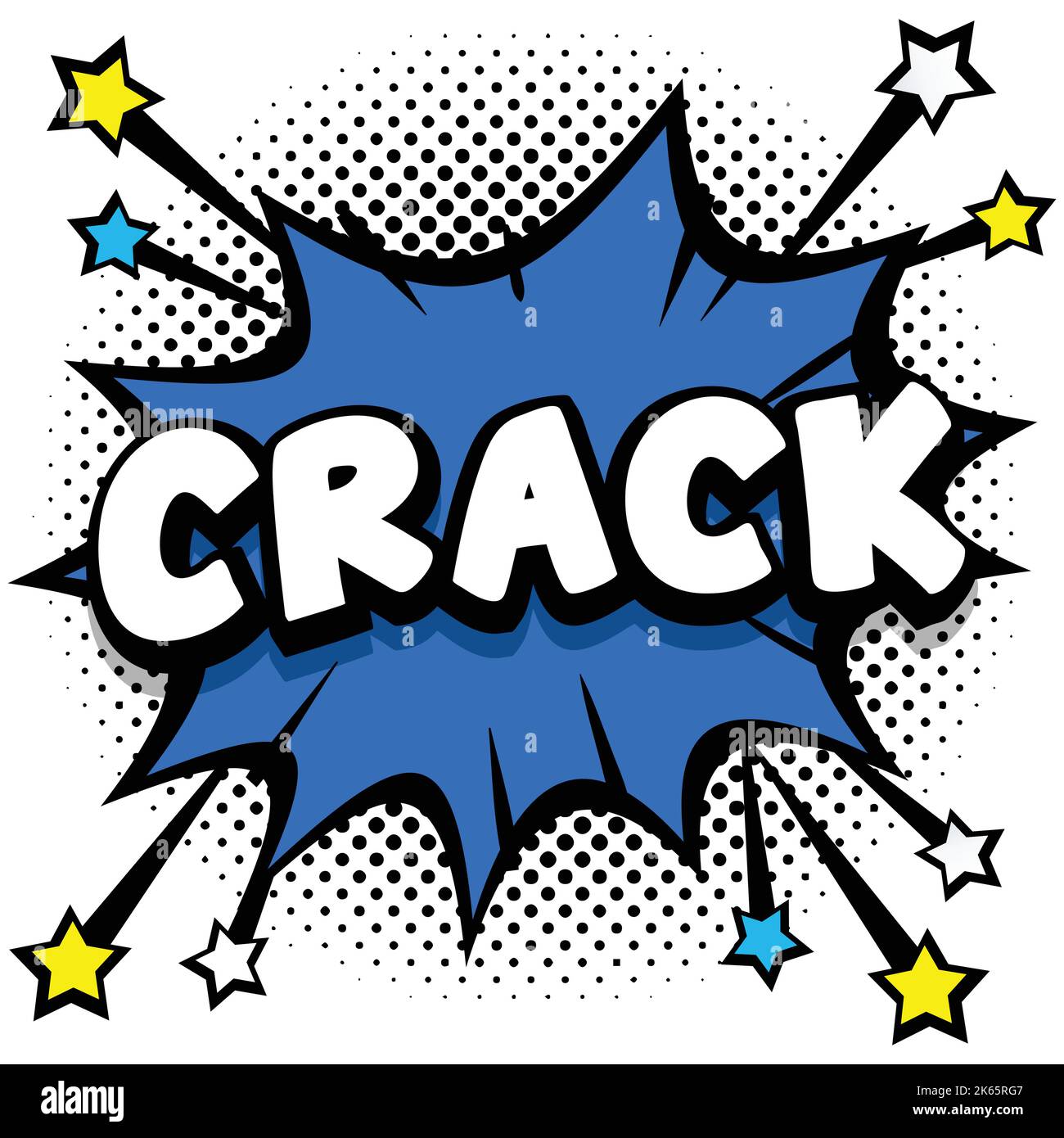 Crack text Stock Vector Images - Alamy