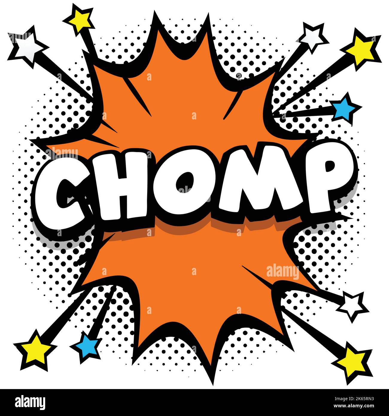 Chomp vector vectors hi-res stock photography and images - Alamy