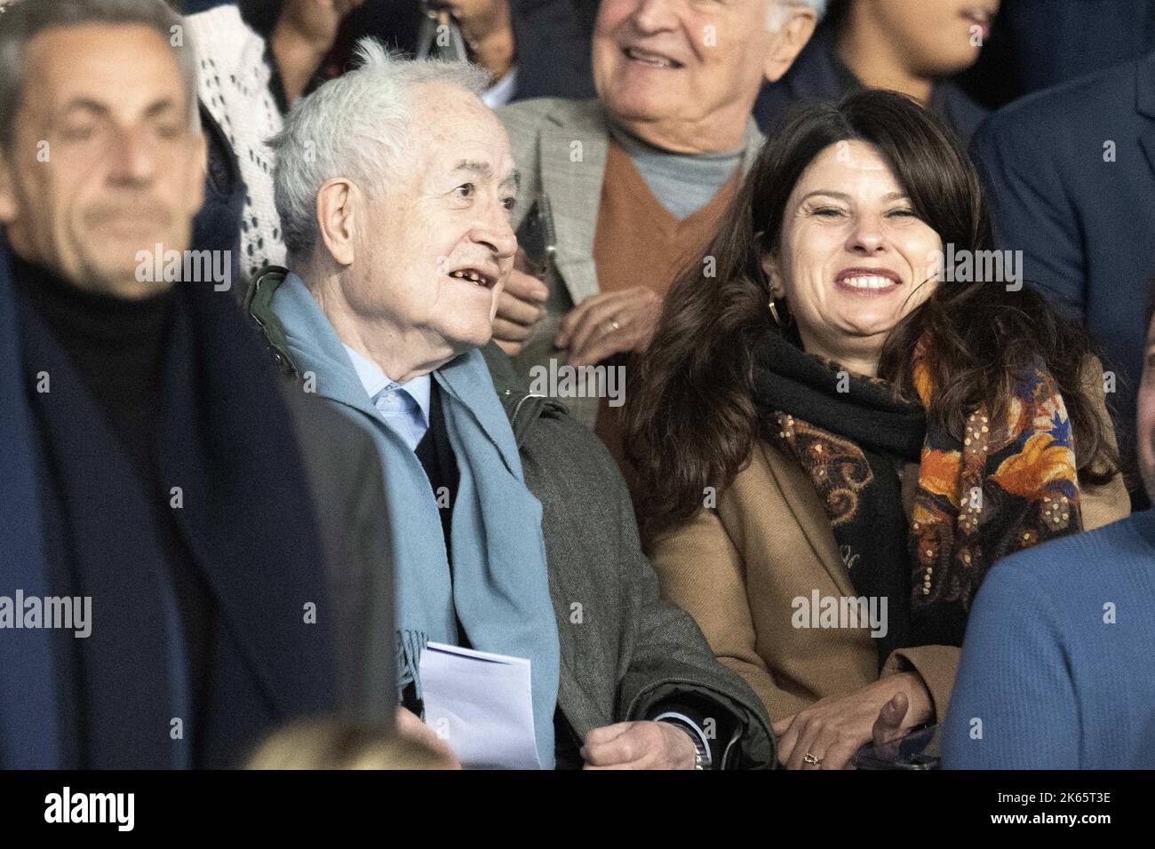 Jean Tiberi during the Champions League match between Paris Saint ...