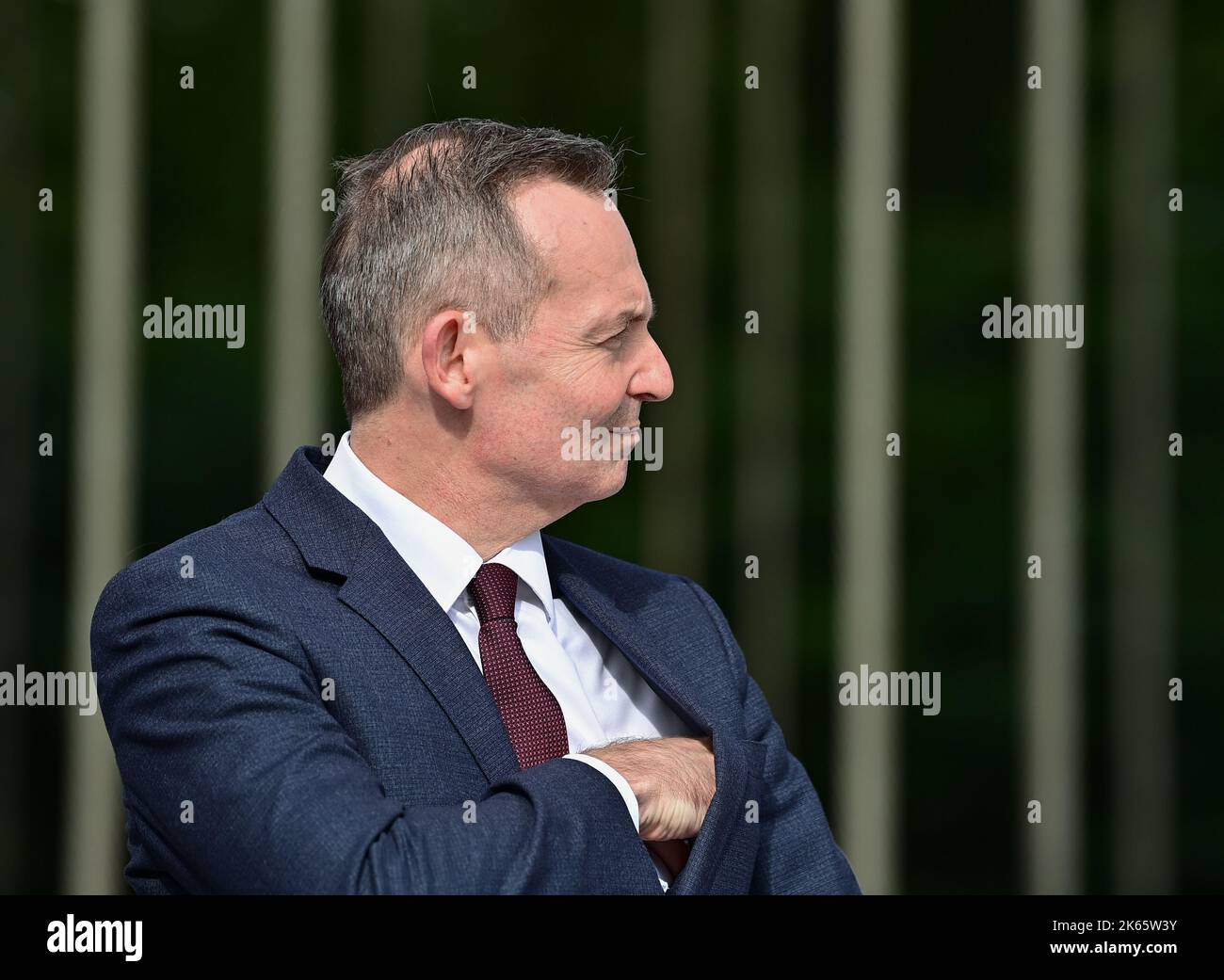 Niederfinow, Germany. 04th Oct, 2022. Volker Wissing (FDP), Federal ...