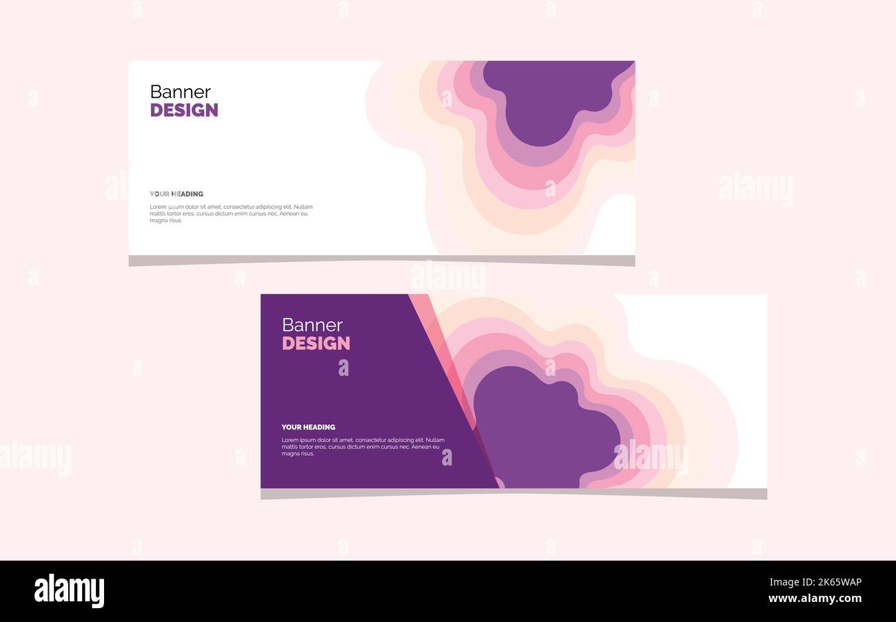 abstract Paper Cut Banner Template backgrounds. Paper cut shapes ...