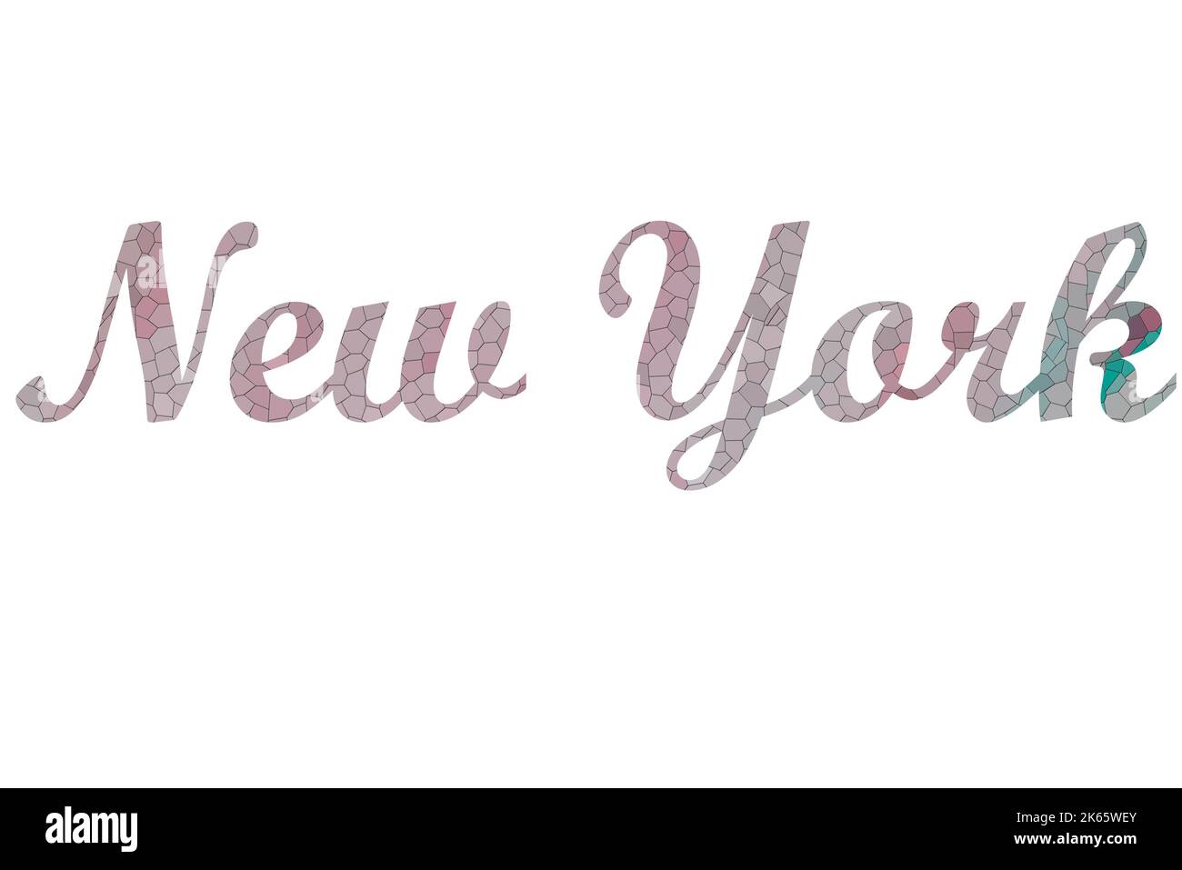 new york. Typography text banner word new york design Stock Photo - Alamy