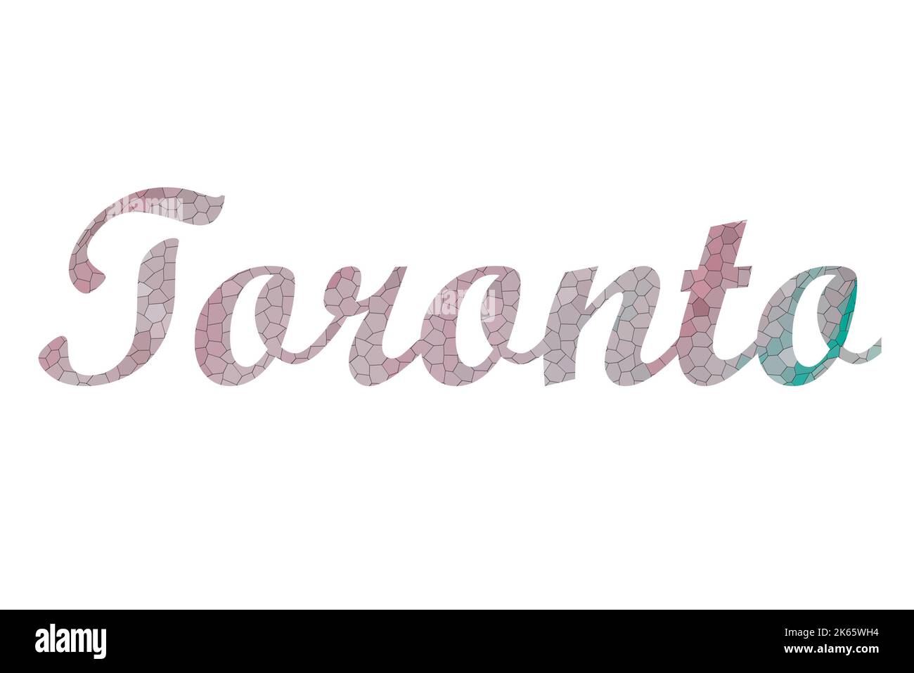 toronto. Typography text banner word toronto design Stock Photo - Alamy