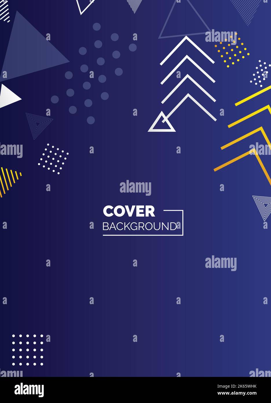 Placard templates set with abstract shapes. 80s memphis geometric style ...