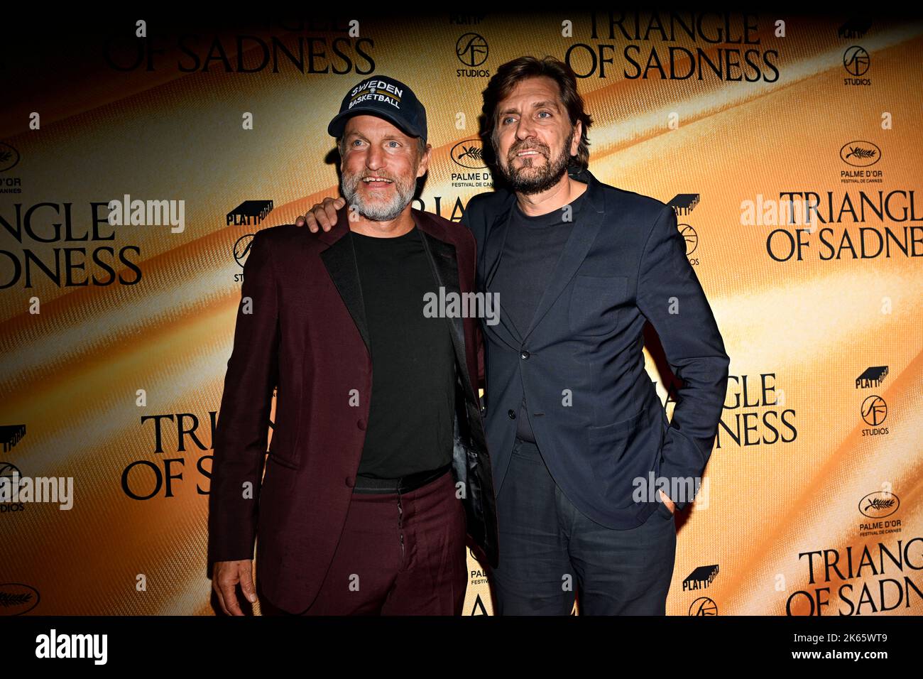 American actor Woody Harrelson and director Ruben Ostlund at the ...