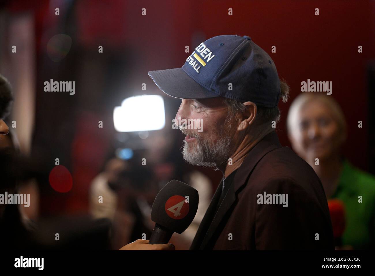 American actor Woody Harrelson at the premiere of "Triangle of Sadness ...
