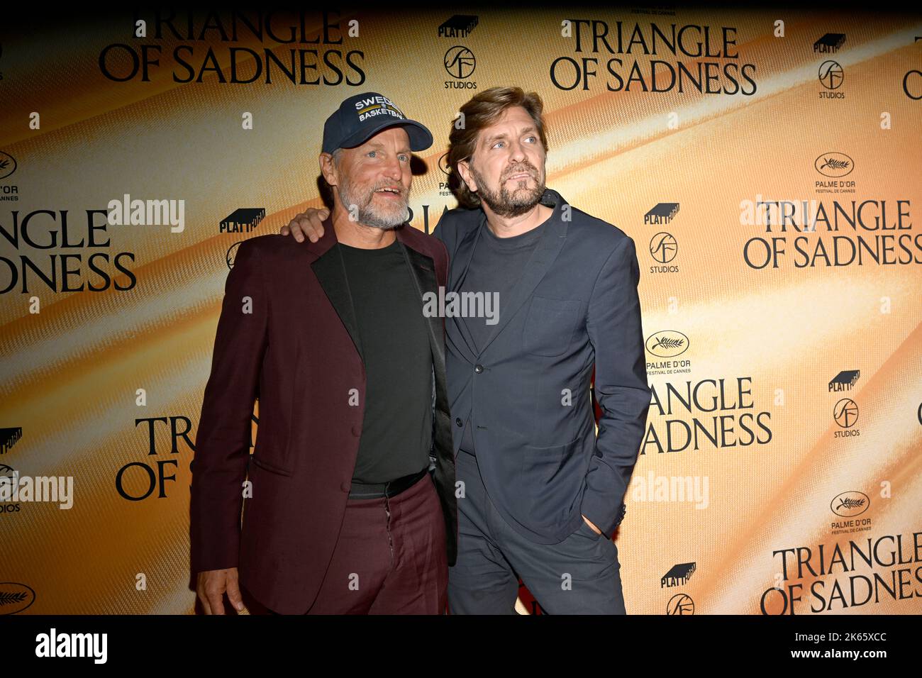 American actor Woody Harrelson and director Ruben Ostlund at the ...