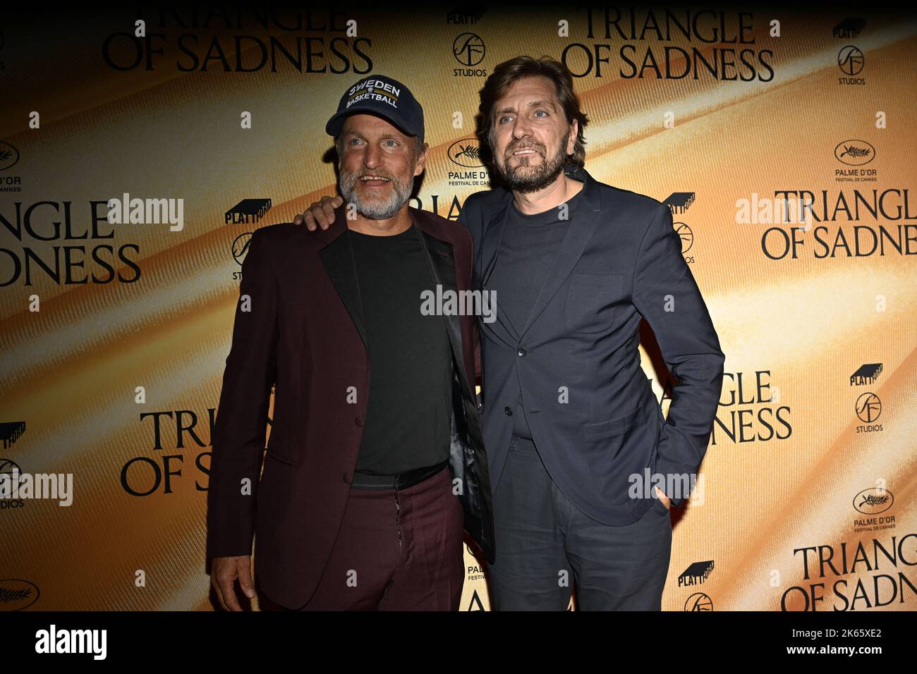 American actor Woody Harrelson and director Ruben Ostlund at the ...