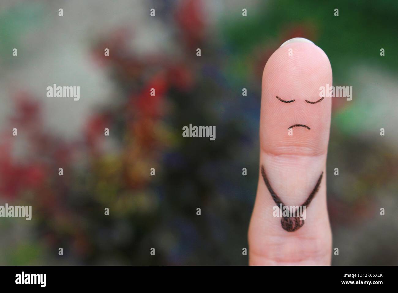 Finger art emotions hi-res stock photography and images - Alamy