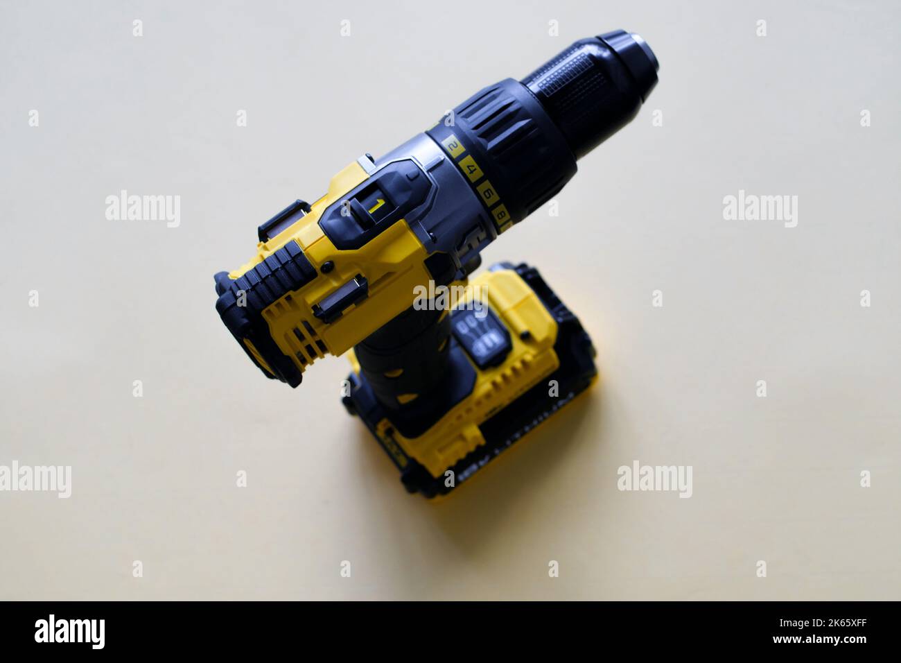 Power tool drill battery powered Stock Photo - Alamy