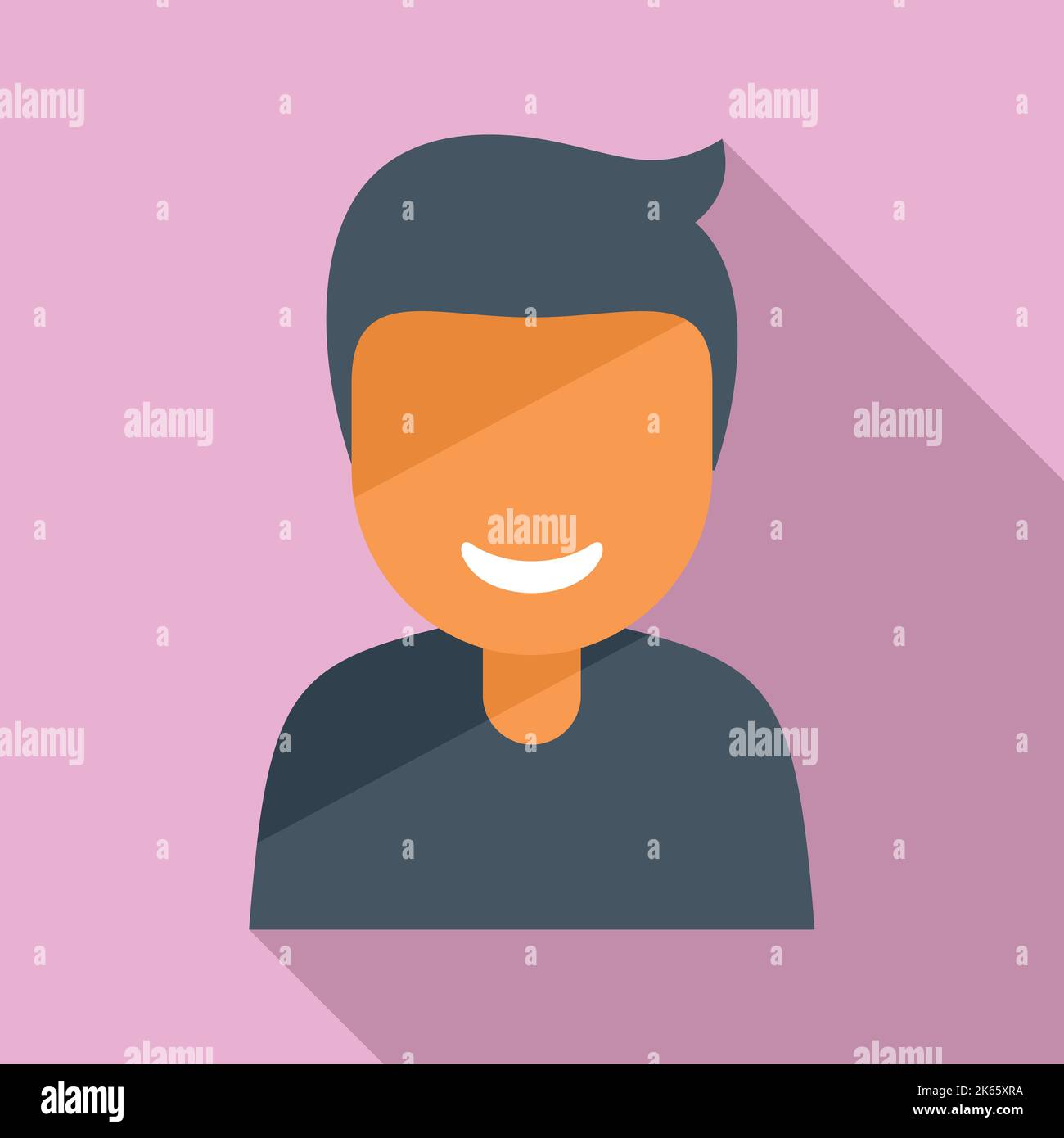 Smiling teenage student Stock Vector Images - Alamy