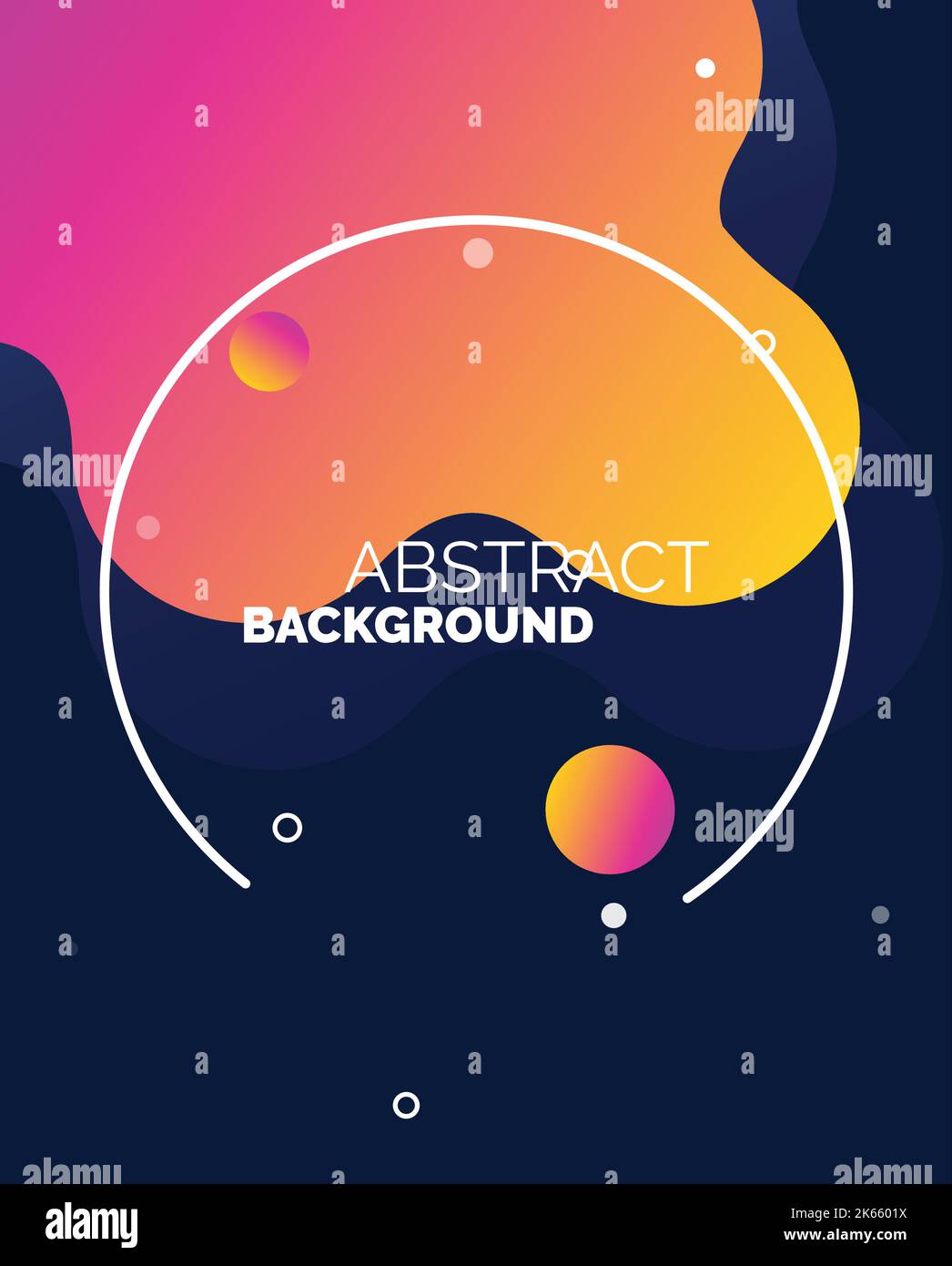 Gradient abstract shapes cover collection Vector Illustration Stock ...