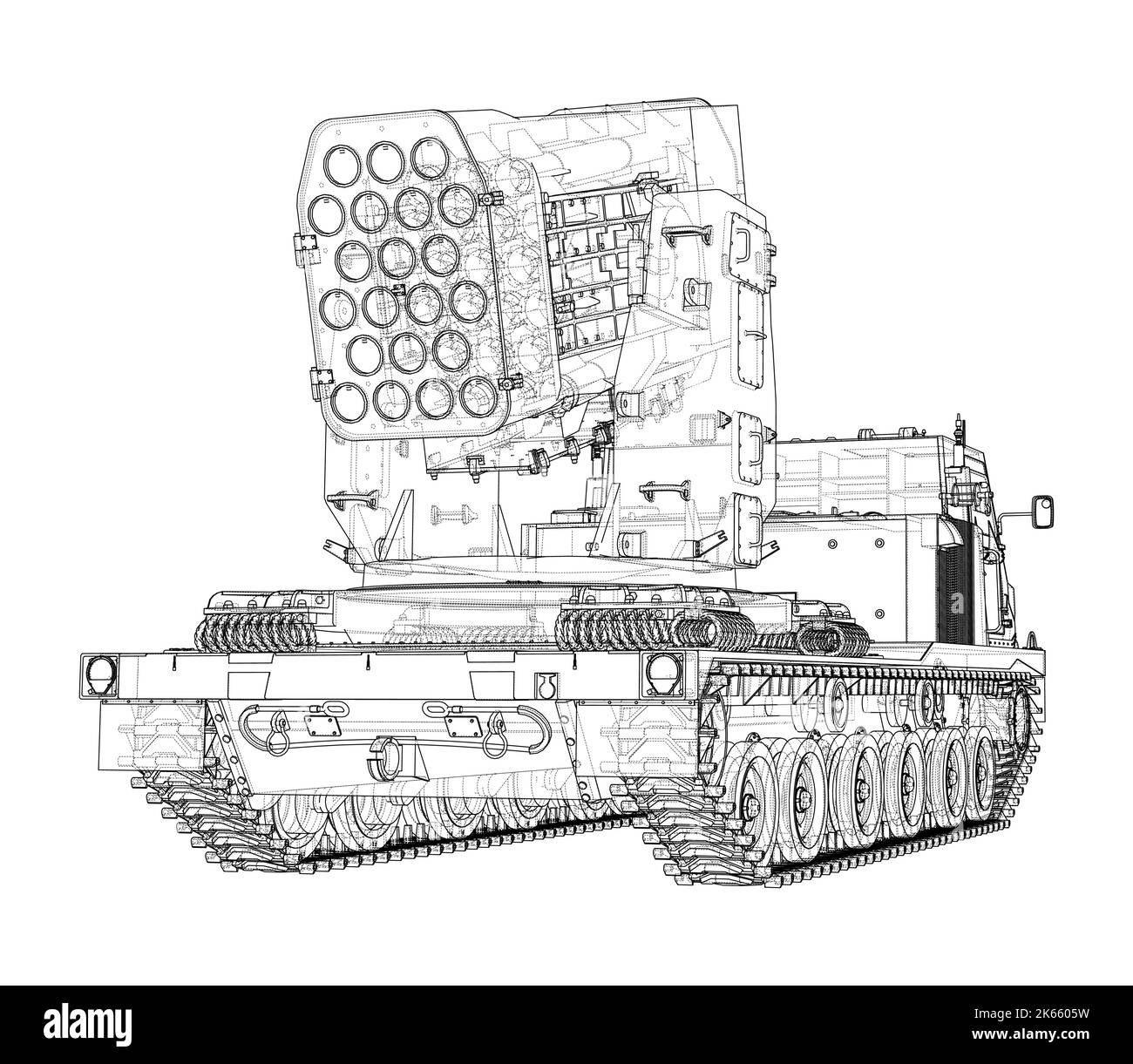 Military track missle system. Vector Stock Vector Image & Art - Alamy