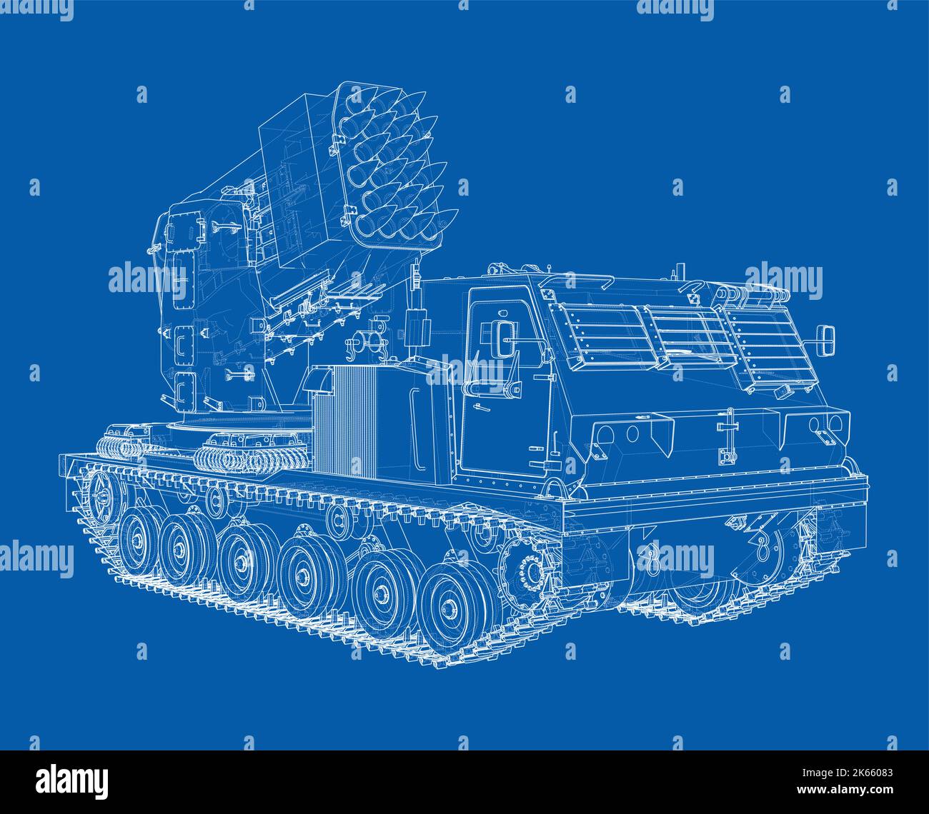 Military track missle system. Vector Stock Vector Image & Art - Alamy