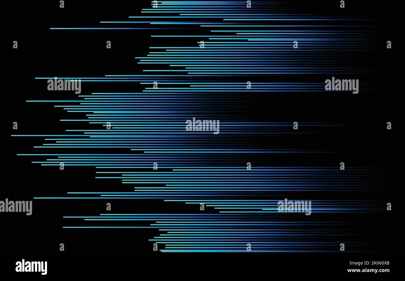 Vector half circles Digital Technology Ai lines flowing dynamic pattern ...