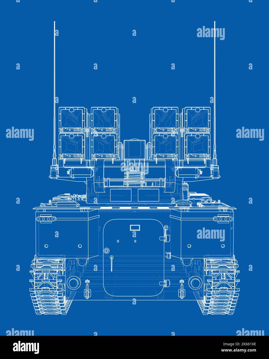 Military track missle system. Vector Stock Vector Image & Art - Alamy