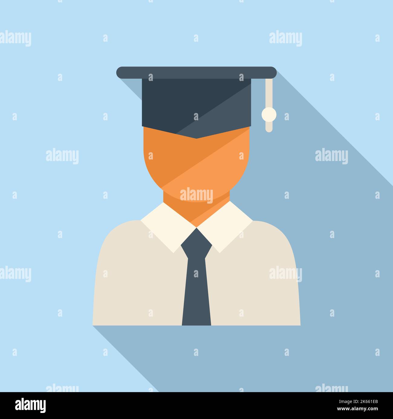 Expert icon flat vector. Standard control. Work trust Stock Vector ...