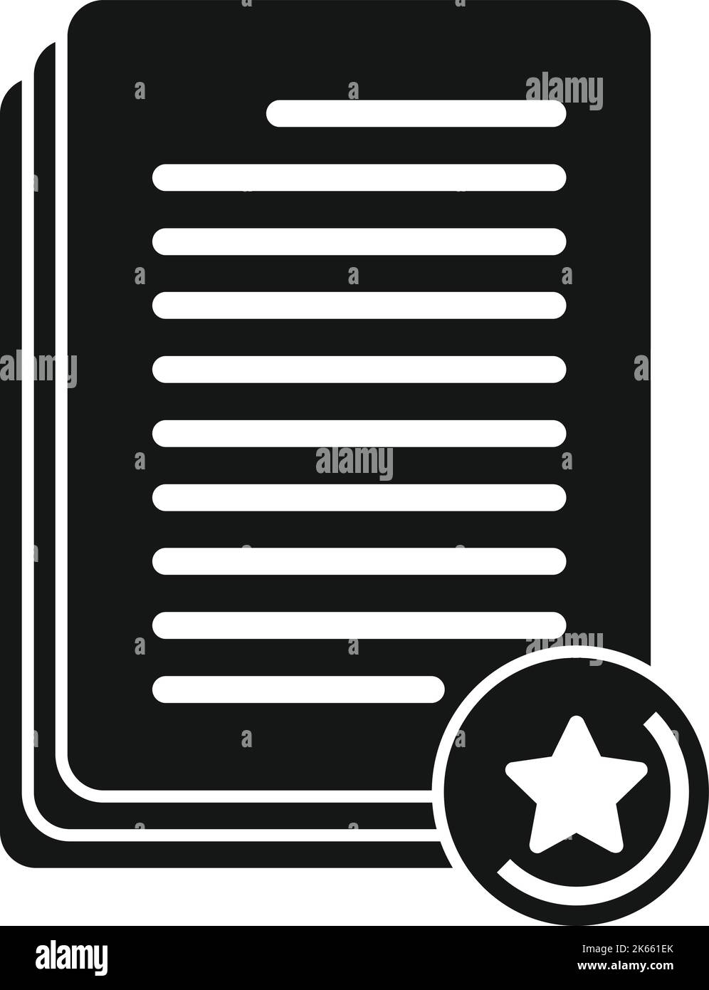 Approved papers icon simple vector. Work trust. Ability inspection ...