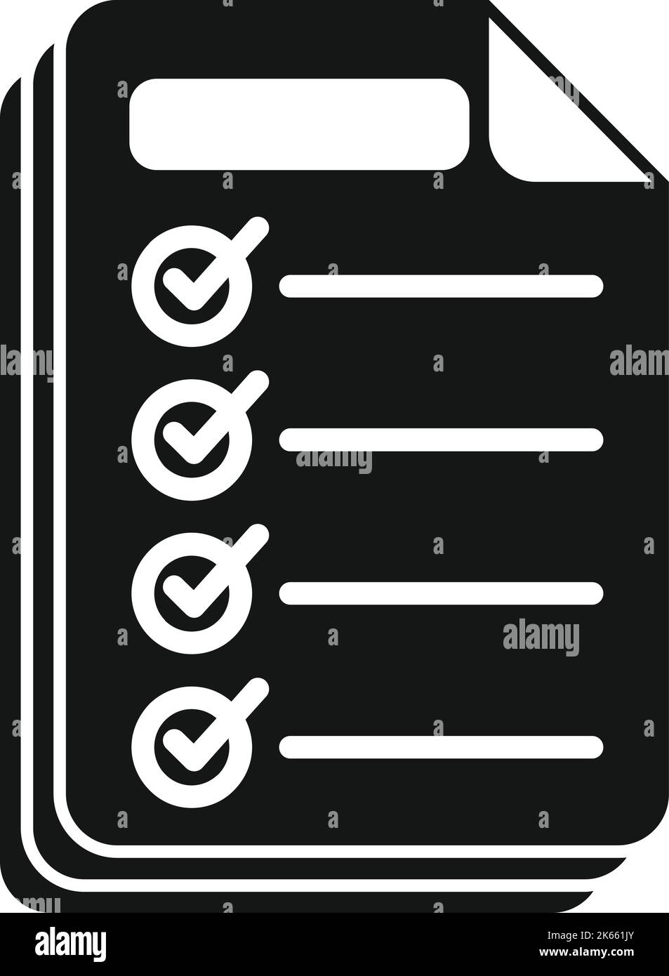 To do list icon simple vector. Expert standard. Work complete Stock ...