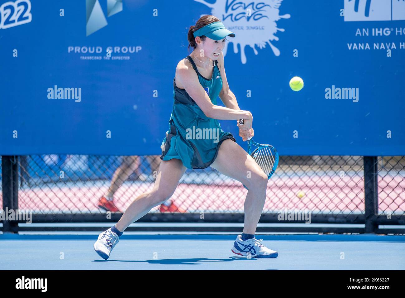 HUA HIN, THAILAND - OCTOBER 12: Risa Ushijima of Japan in the first ...