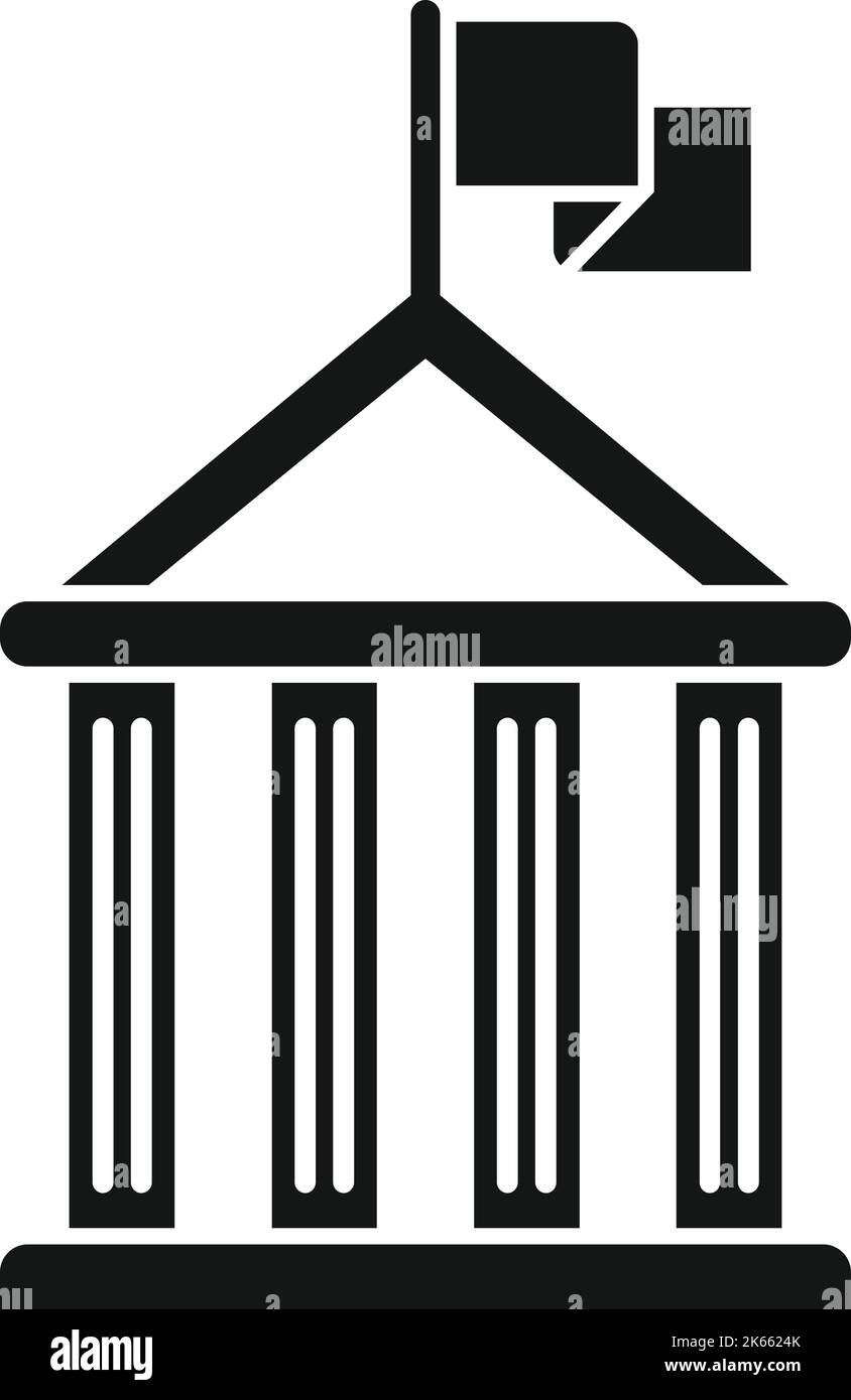 Expertise building icon simple vector. Quality standard. Work trust ...