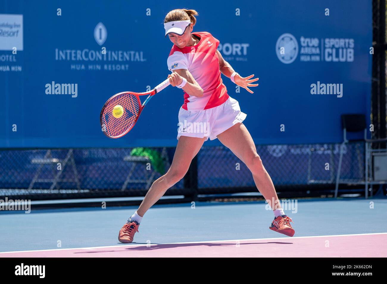 HUA HIN, THAILAND - OCTOBER 12: Erika Sema of Japan in the first round ...